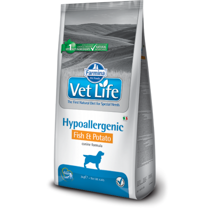 HYPOALLERGENIC FISH&POTATO 12kg Farmina Vet Life