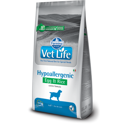 HYPOALLERGENIC EGG&RICE 12kg Farmina Vet Life