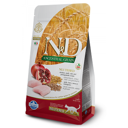 FARMINA N&D CAT LOW GRAIN NEUTERED 1.5kg