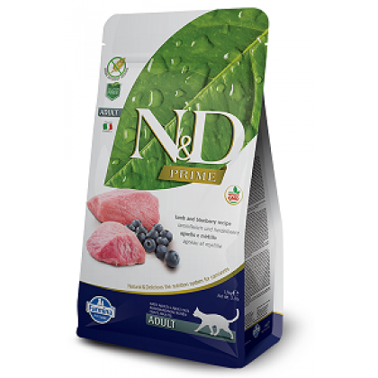 FARMINA N&D CAT PRIME ADULT Lamb&Blueberry 5kg