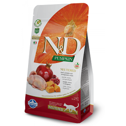 FARMINA N&D PUMPKIN Neutered Quail&Pomegranate 0.3kg