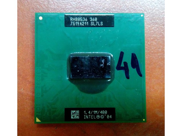 Procesor (41) Intel Celeron M 360 1400 MHz-400-1000