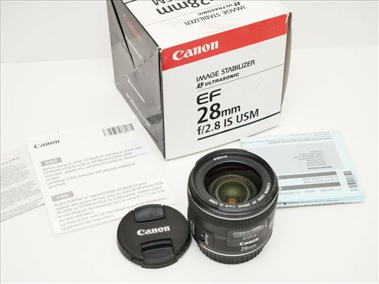 Canon 28mm f/2.8 IS USM - Kao nov