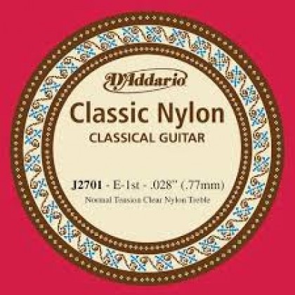 Music box
D'Addario J2701 E-1 Prva žica za klasičnu gitaru