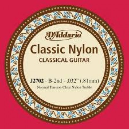 Music box
D'Addario J2702 B-2 Druga žica za klasičnu gitaru