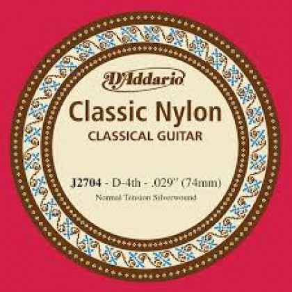 Music box
D'Addario J2704 D-4 Četvrta žica za klasičnu gitaru