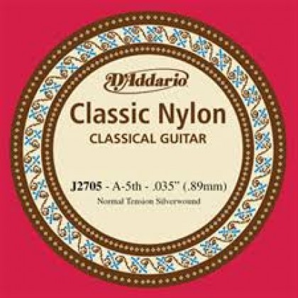 Music box
D'Addario J2705 A-5 Peta žica za klasičnu gitaru