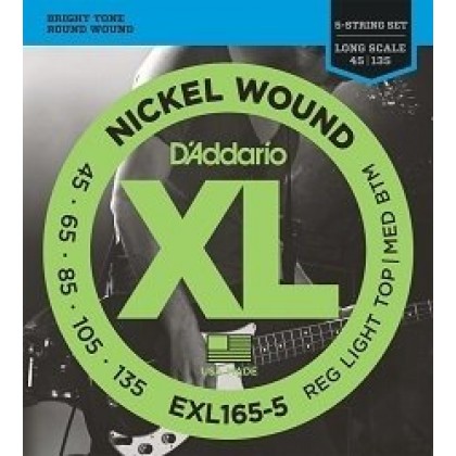Music box
D'Addario EXL165-5 Žice za 5-žičanu bas gitaru