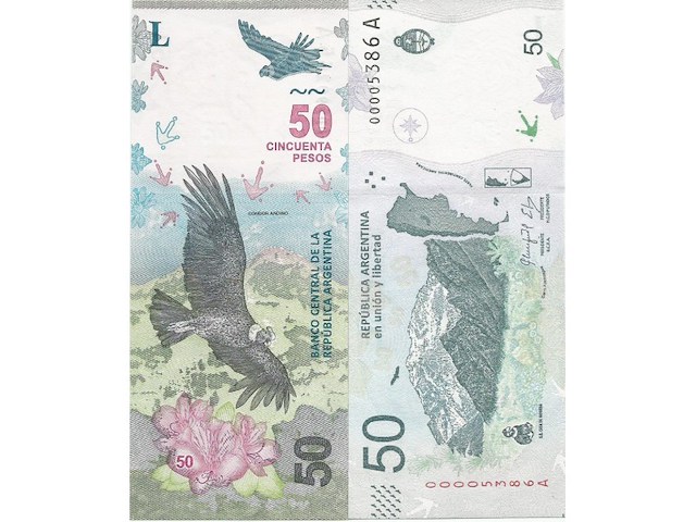 Argentina 50 pesos 2018 (2019) UNC