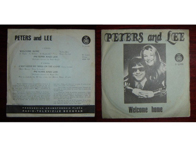 PETERS AND LEE - Welcome Home (singl) licenca