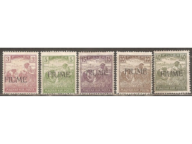 1918 - FIUME zetelice MH Lot 7