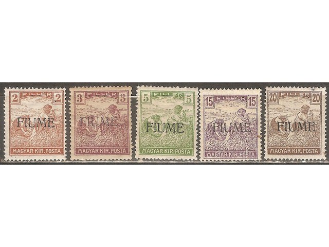 1918 - FIUME zetelice MH Lot 6