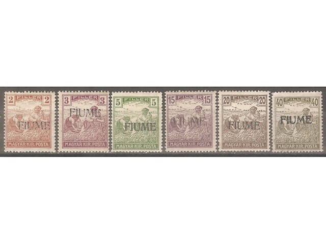 1918 - FIUME zetelice MH Lot 1