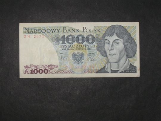 1000 Zlotych 1982