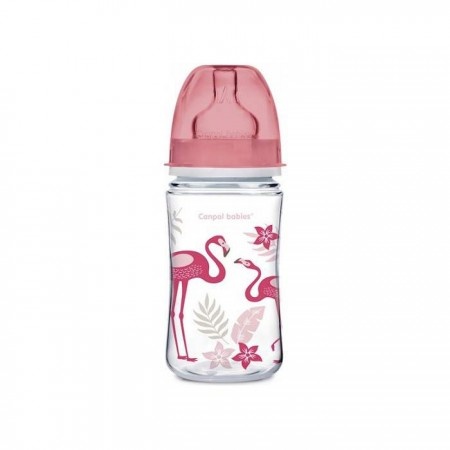 Canpol baby flašica 240ml široki vrat pp - easy start- jungle 35/227 ( 35/227_cor )