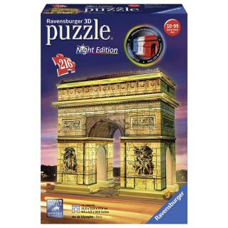 Ravensburger 3D puzzle (slagalice) - Trijumfalna kapija noć, RA12522