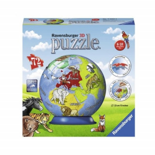 Ravensburger 3D puzzle (slagalice) - Mapa sveta, RA11840