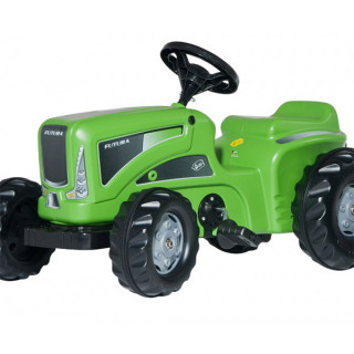 Traktor na pedale Rolly Toys Kiddy Futura zeleni sa prikolicom 620005