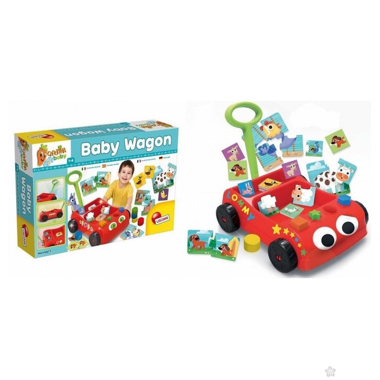 Edukativno vozilo Baby Wagon Lisciani, 35481