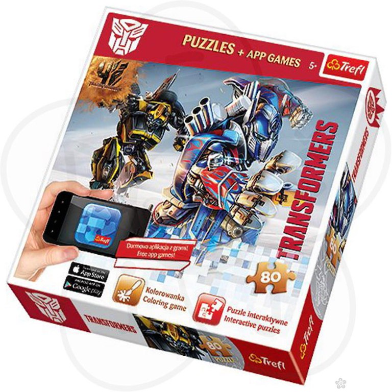 Trefl puzzla sa igricom - Transformers