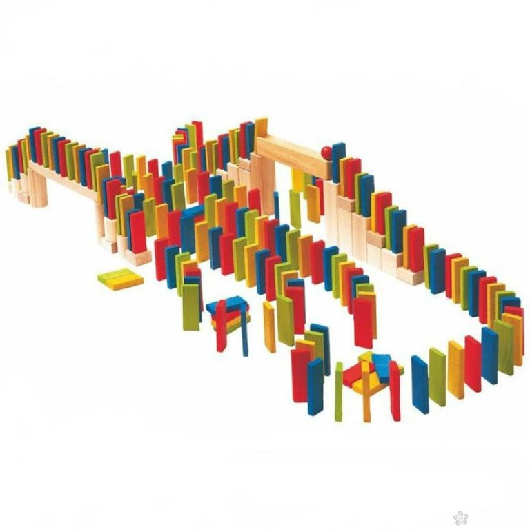 Domino kocke - više boja 100 komada, 90653