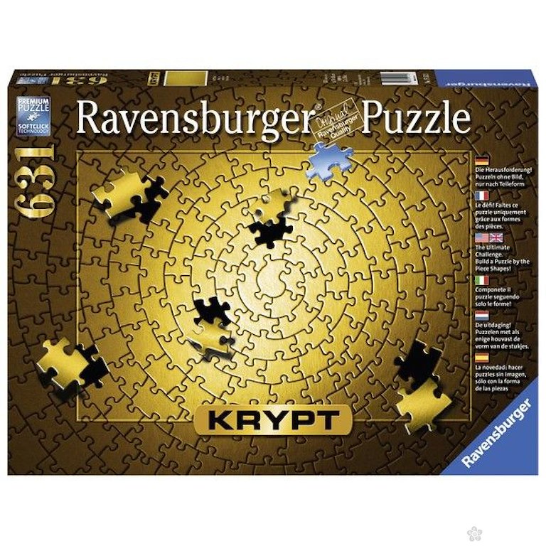 Ravensburger puzzle (slagalice) - KRYPT zlatni RA15152