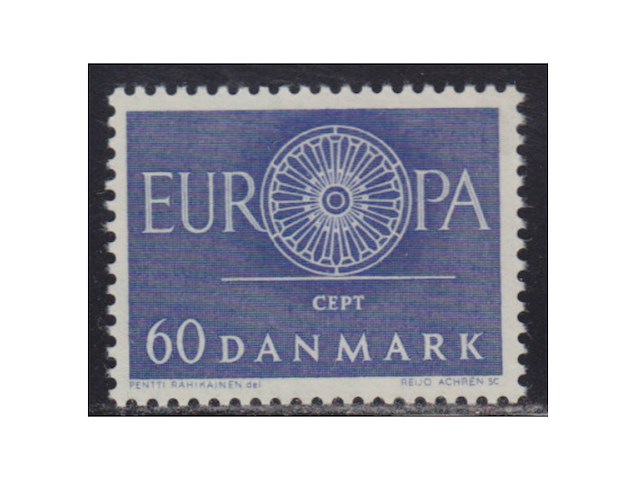 Danska 1960 Evropa CEPT, čisto (**)