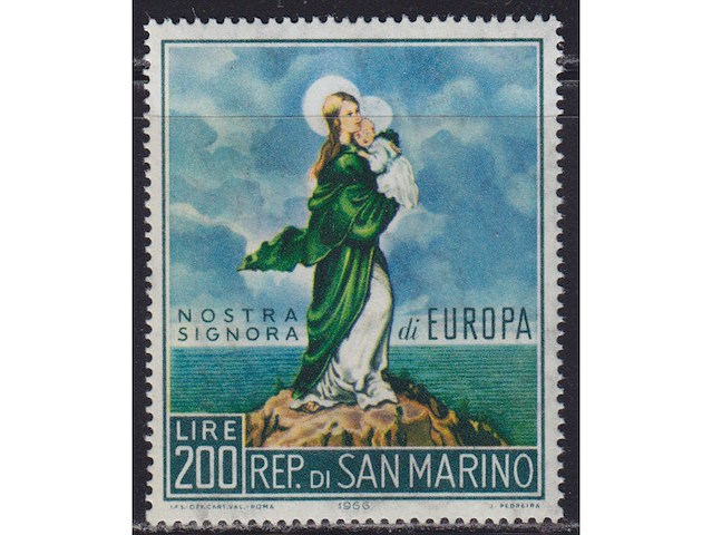 San Marino 1966 Evropa CEPT, čisto (**)