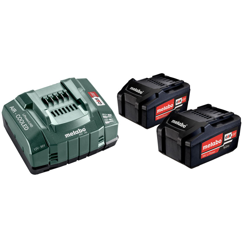 Metabo - Basic Set 2 x 5.2 Ah