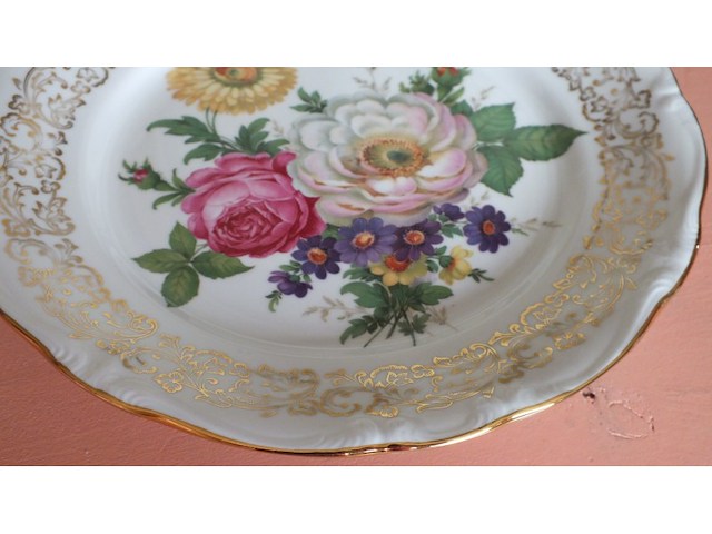 Porcelanski tanjir za serviranje Gloria Bayreuth