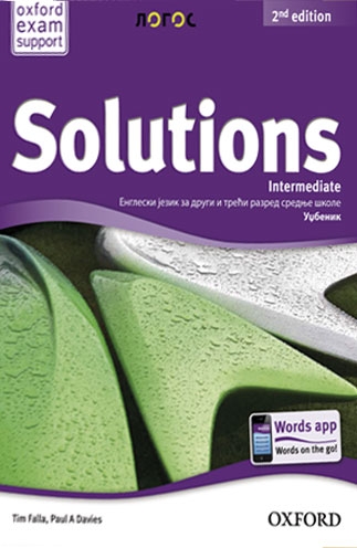 Solutions 2nd edition Intermediate - udžbenik za drugi i treći razred srednje škole
