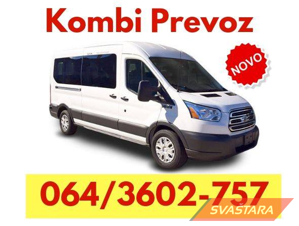 Kombi prevoz robe Batajnica - 064 360 27 57