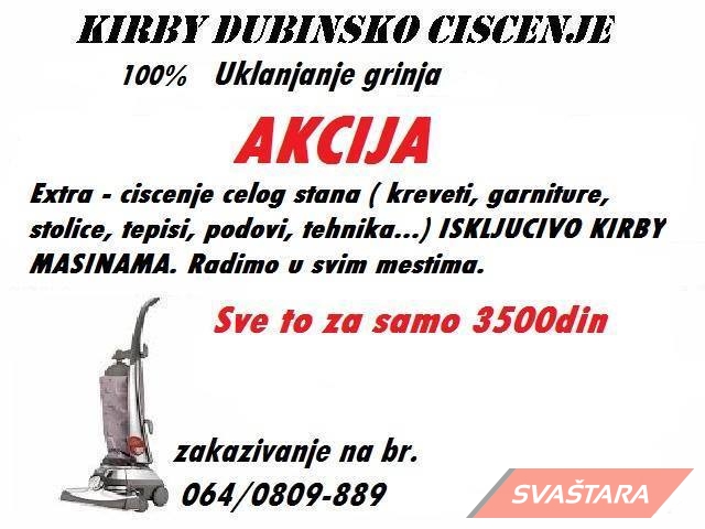 Kirby dubinsko ciscenje