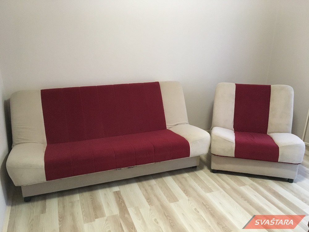 Kauč (ležaj) 120x200 + fotelja