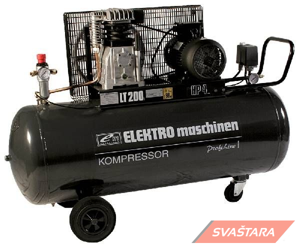 Klipni kompresor - 200l/9bar - E 500/9/200