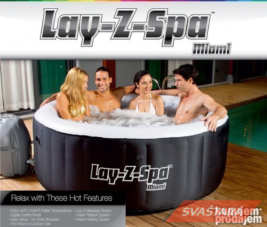 Djakuzi Bestway Lay-Z-Spa Miami 180x65cm