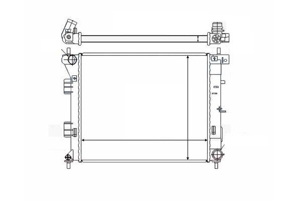 Hladnjak vode 40C208-2 - Hyundai i30 12-