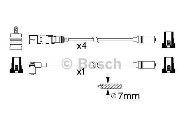 Kablovi za paljenje Audi A6 94-97 (samo po narudšbi)