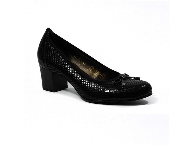 `PAAR` kožna cipela crna