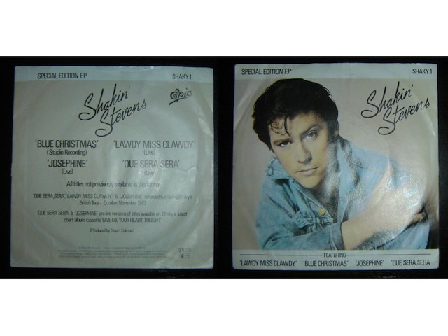 SHAKIN` STEVENS - Lawdy Miss Clawdy (singl) Made in UK