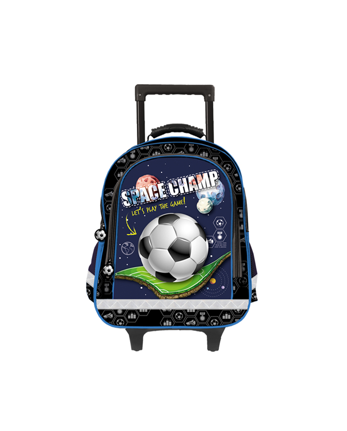 RANAC SPACE FOOTBALL BLACK MINI TROLLEY Nbk