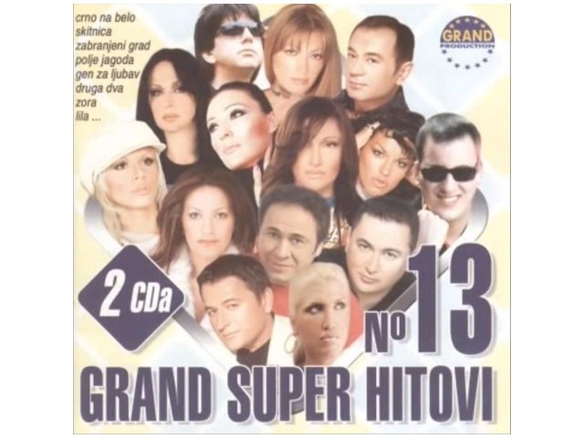 Grand Super Hitovi N° 13 2CD - Ceca,Viki,Seka,Ana,Vesna