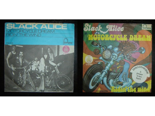 SLACK ALICE - Motorcycle Dream (singl) licenca