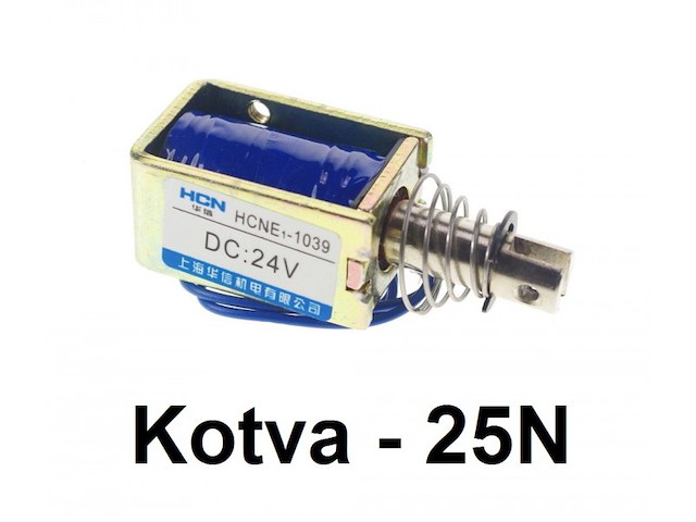 Elektromagnetna kotva - prekidac - 25N - 24V