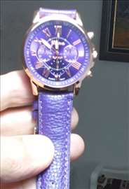 Geneva Luxury Ženski sat purple novi + poklon