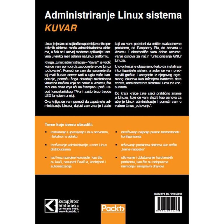 ADMINISTRIRANJE LINUX SISTEMA Kuvar