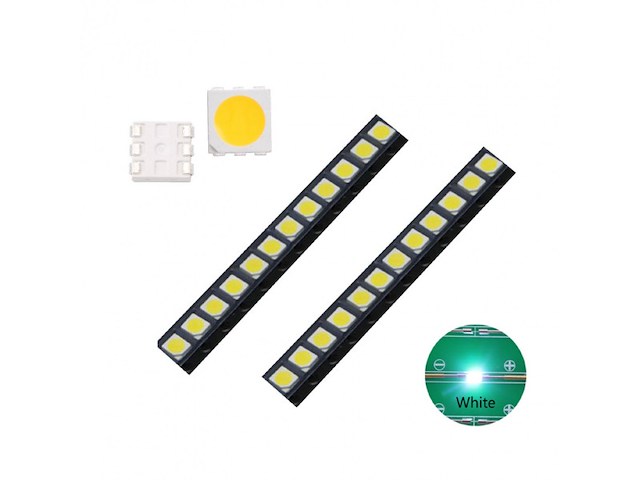 SMD LED DIODA 5050 BELA-100 KOMADA