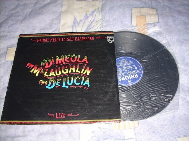 Friday Night LP-Al Di Meola/McLaughlin/Paco De Lucía