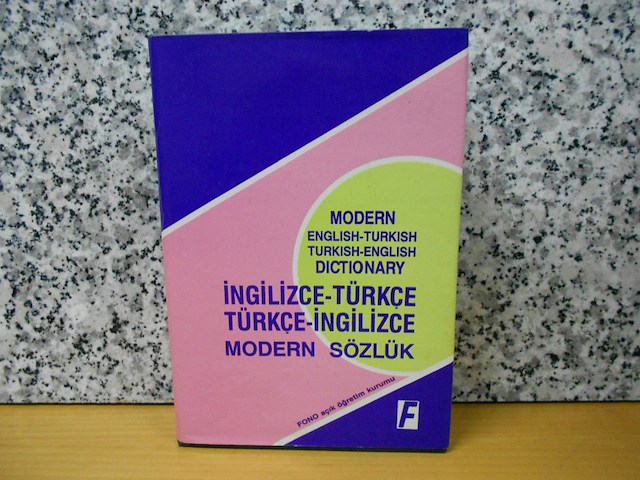 Modern English - Turkish - English Dictionary