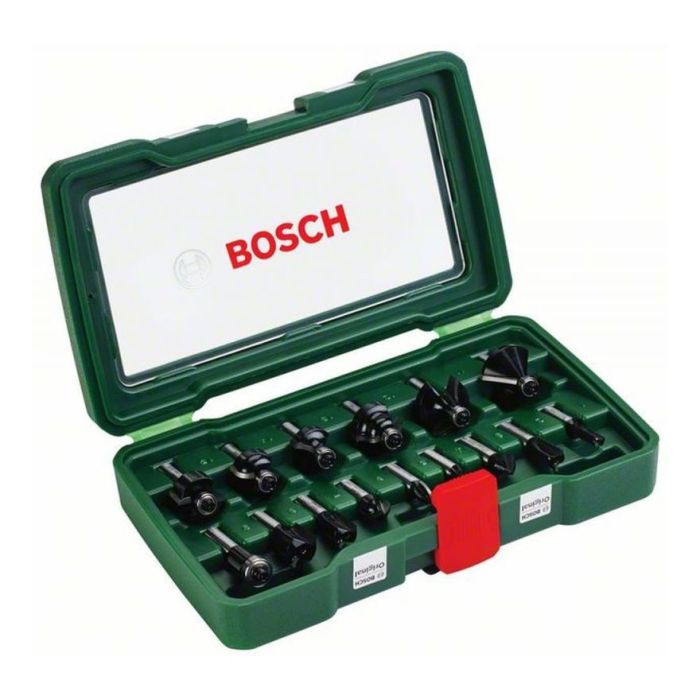 BOSCH 15-DELNI SET HM GLODALA PRIHVAT 8 MM